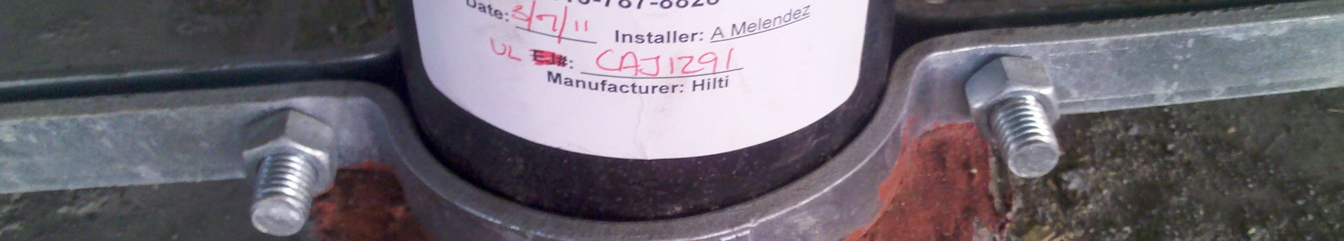 Pipe Penetration FireStop | Baltimore MD, DC, VA, PA